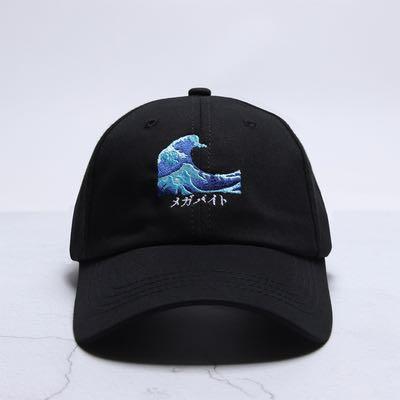 The Great Wave Off Kanagawa Baseball Cap, Men's Fashion, Watches ...