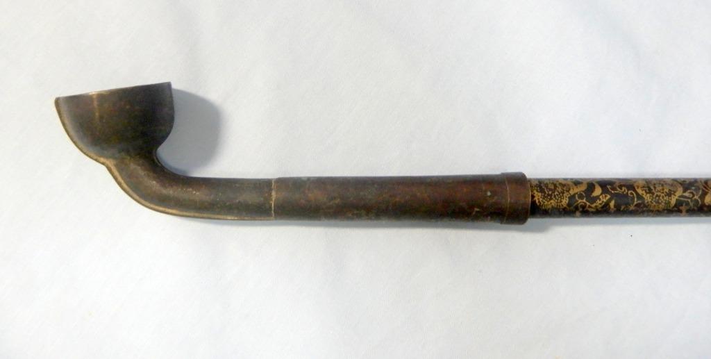 Antique rare brass pipe retired circa early 1900s retired with ...