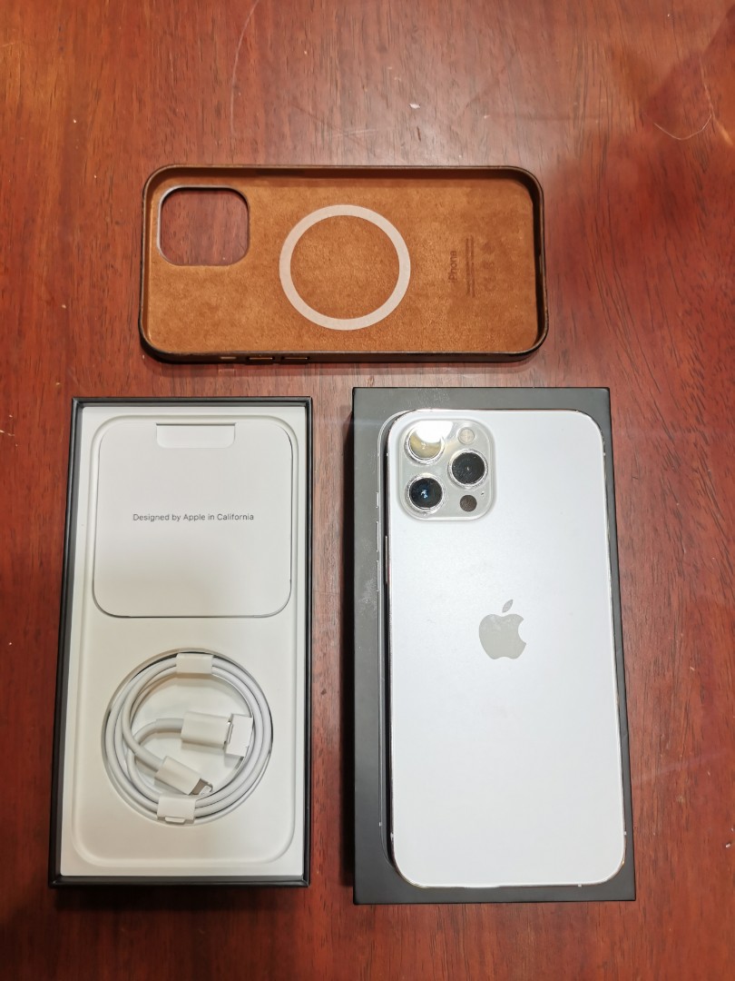 Apple iPhone 12 Pro Max, Silver, 256GB, Unlocked, Open line, Mobile ...