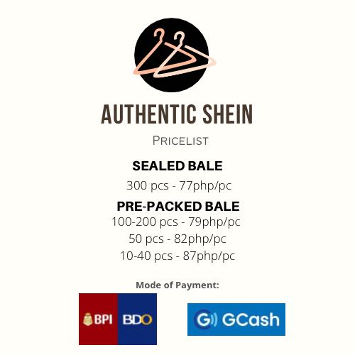 AUTHENTIC SHEIN BALE/BUNDLES, Announcements on Carousell