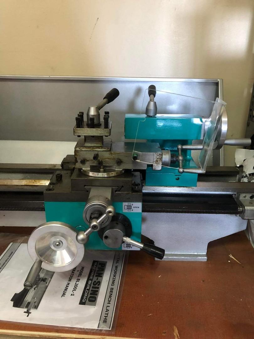 Bench lathe machine, Commercial & Industrial, Construction Tools ...
