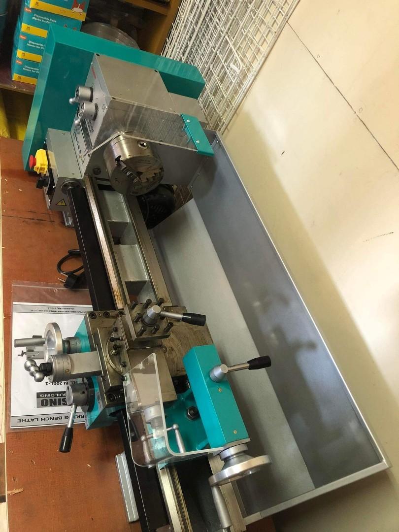 Bench lathe machine, Commercial & Industrial, Construction Tools ...