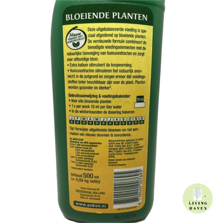 Blooming Plants Fertiliser (5-5-7) 500 mL with Humus Extract and ...