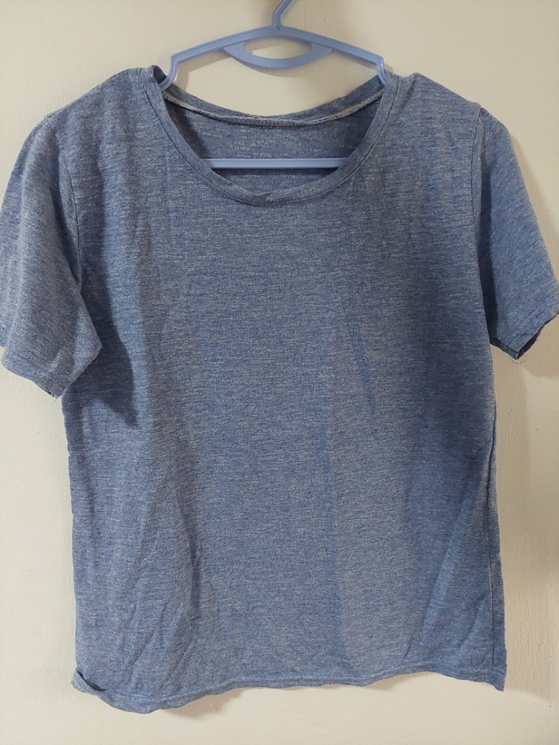 Blue top, Women's Fashion, Tops, Shirts on Carousell
