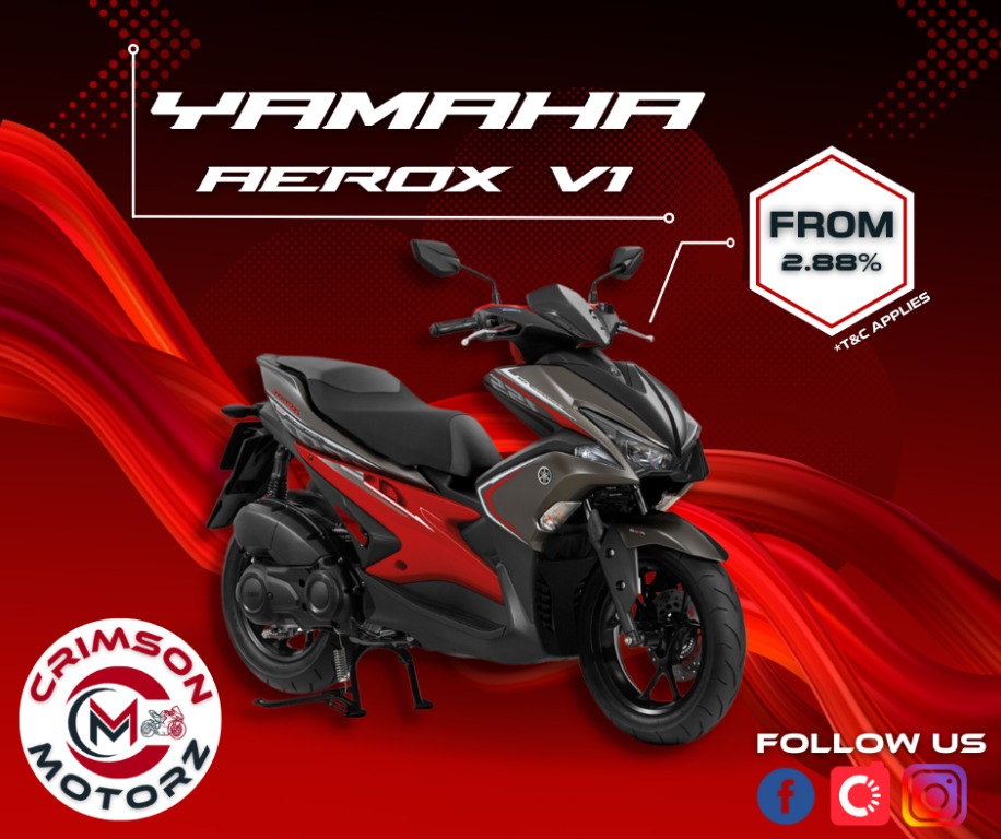 BRAND NEW AEROX V1 | AEROX | AEROX 155, Motorcycles, Motorcycles for ...