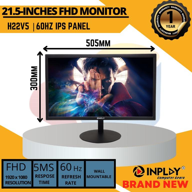 BRAND NEW INPLAY 21.5-inches FHD Monitor H22V5 | 60HZ IPS PANEL ...