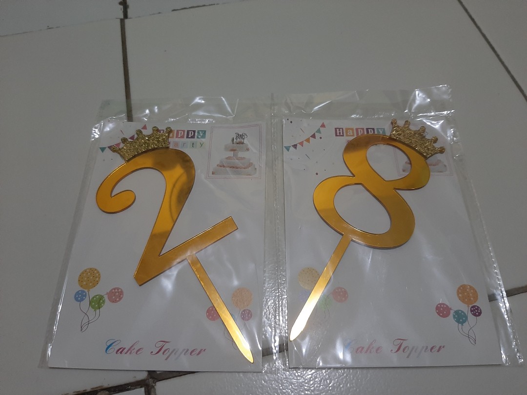 Cake Topper Angka, Barang Yang Dicari di Carousell
