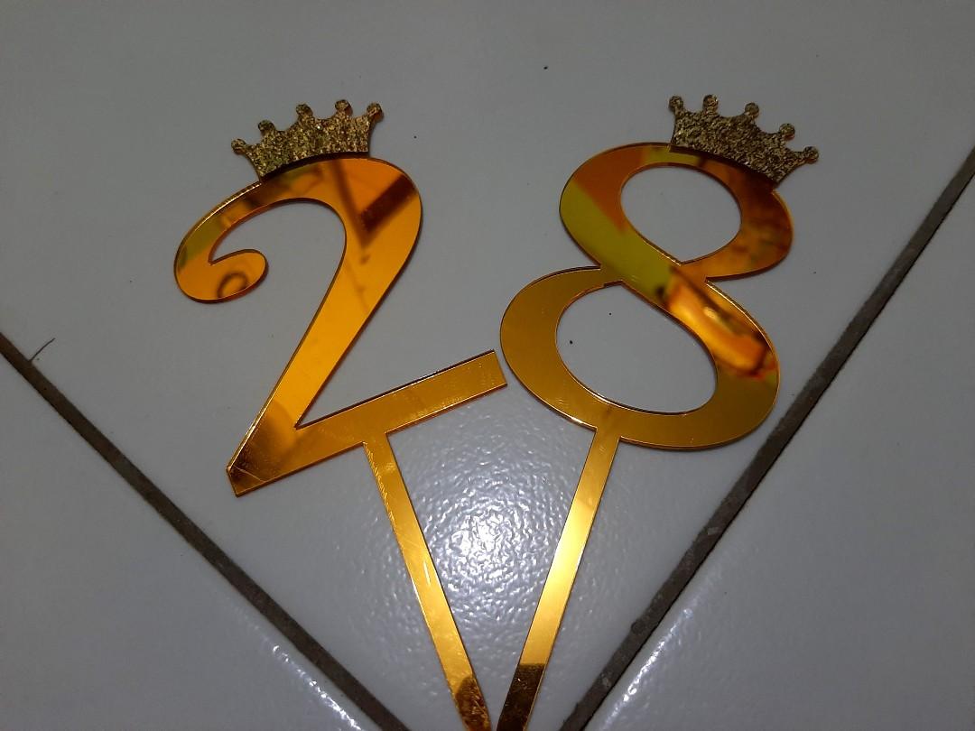 Cake Topper Angka, Barang Yang Dicari di Carousell