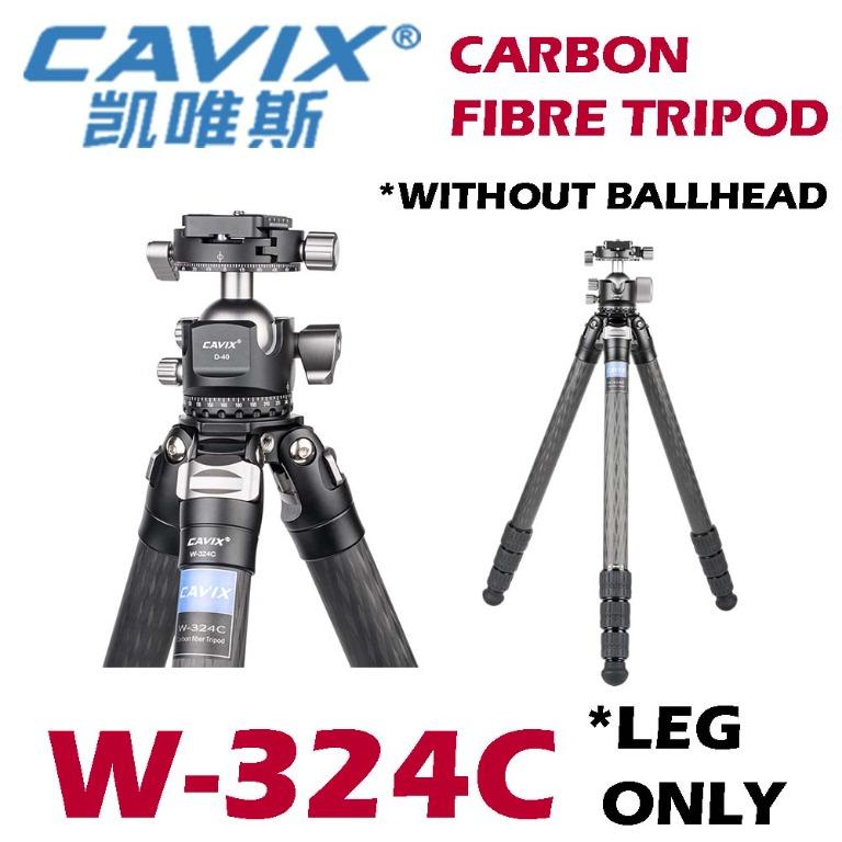 CAVIX W-324C / LEG ONLY / CARBON FIBRE TRIPOD, Photography, Photography Accessories, Tripods ...
