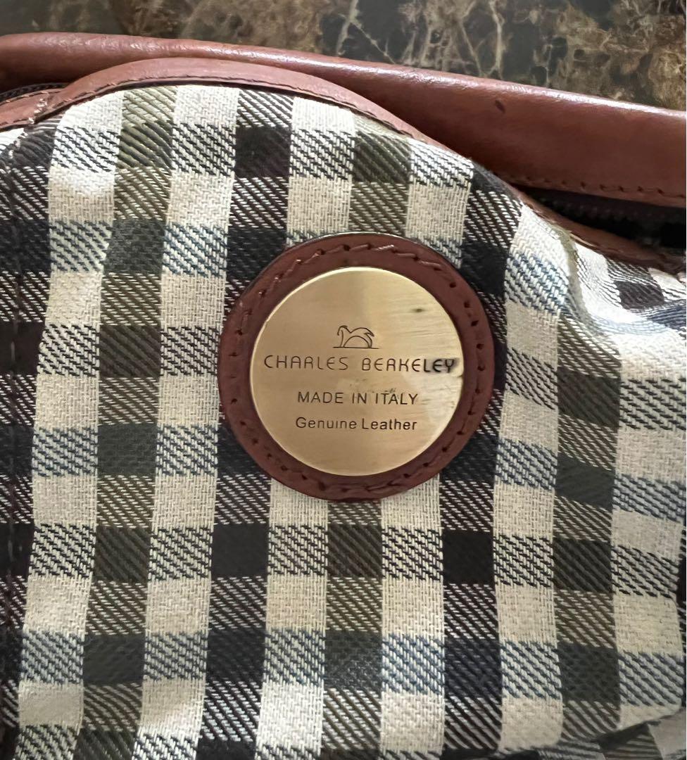 CHARLES BERKELEY Genuine Leather Sling Bag, Men's Fashion, Bags, Sling ...