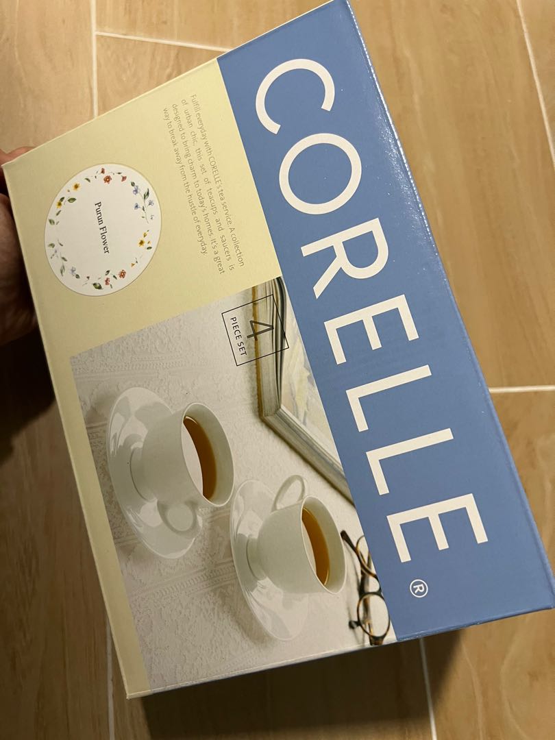 Corelle Tea set, Furniture & Home Living, Kitchenware & Tableware ...