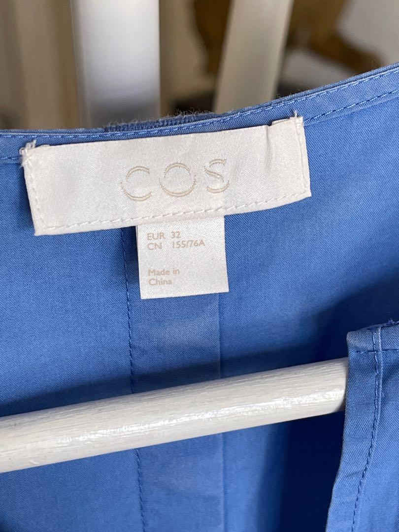 COS | Blue Dress, Women's Fashion, Dresses & Sets, Dresses on Carousell