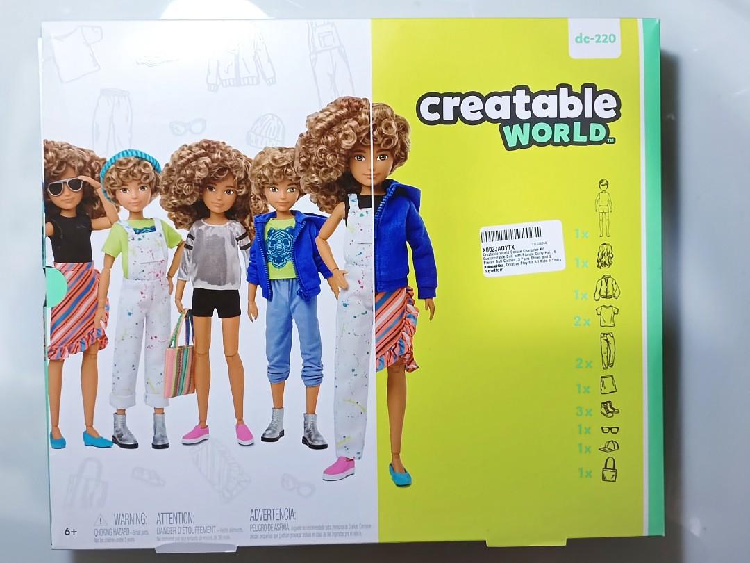 Creatable World Deluxe Character Kit Customizable Doll (Mattel barbie ...