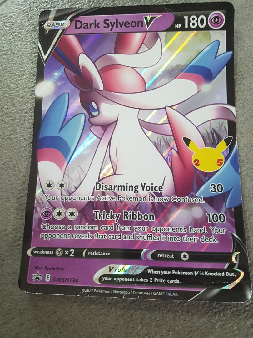 Dark Sylveon, Hobbies & Toys, Toys & Games on Carousell
