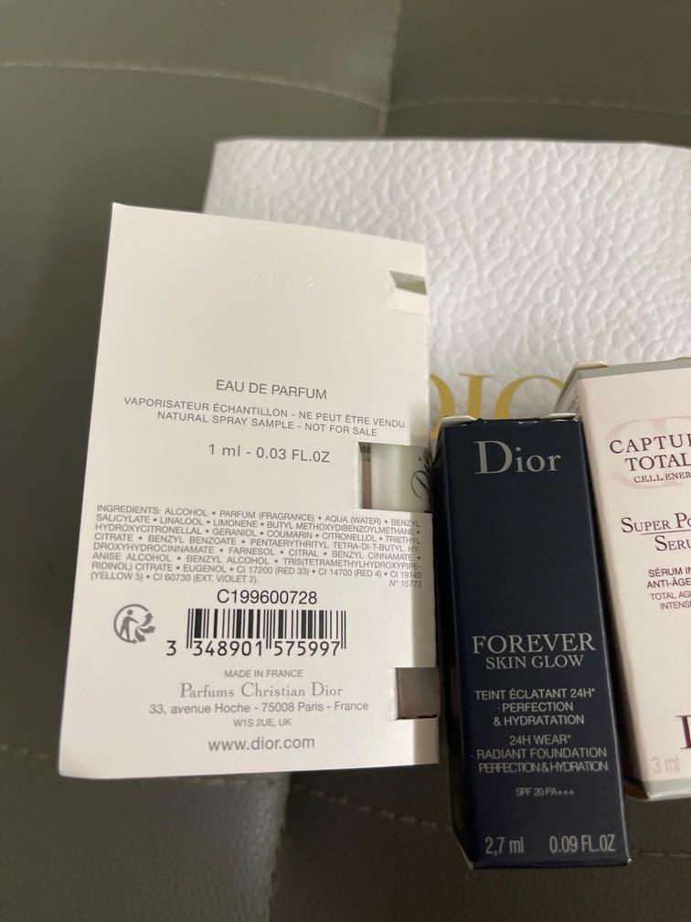 Dior Sample Set, 美容＆化妝品, 健康及美容 - 皮膚護理, 面部 - 面部護理 - Carousell