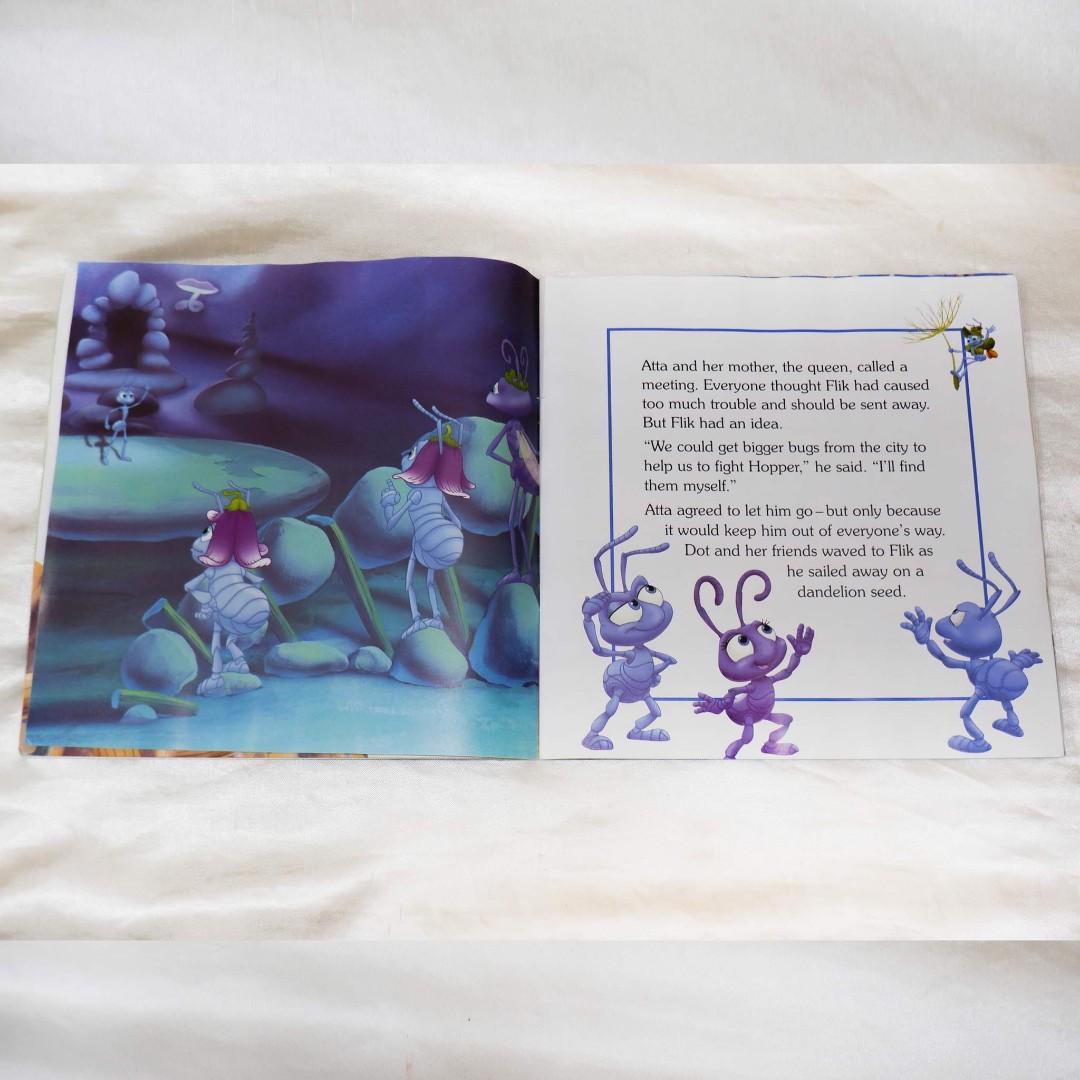 Disney Pixar A Bug's Life Story Book Bedtime Baby Book, Hobbies & Toys ...