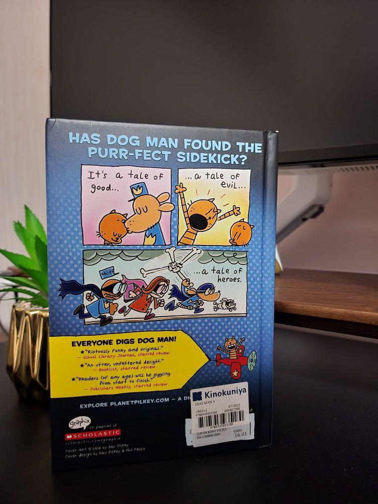 DOG MAN AND CAT KID by DAV PILKEY book 4, Hobbies & Toys, Books ...