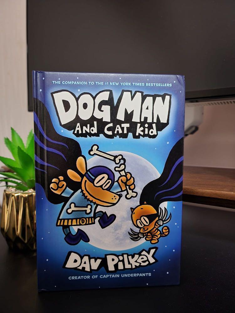 DOG MAN AND CAT KID by DAV PILKEY book 4, Hobbies & Toys, Books ...