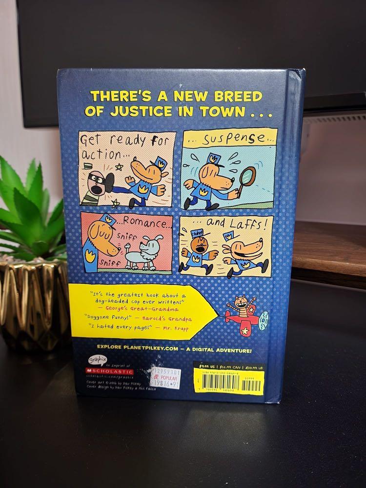 DOG MAN by DAV PILKEY book 1, Hobbies & Toys, Books & Magazines ...