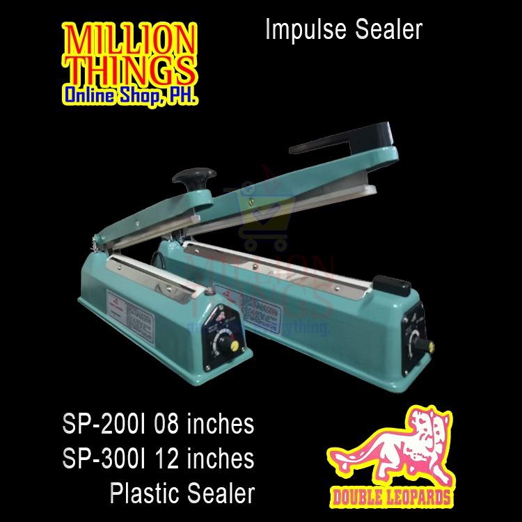 DOUBLE LEOPARDS SP-200I Impulse Sealer 08 inches millionthings Heat ...