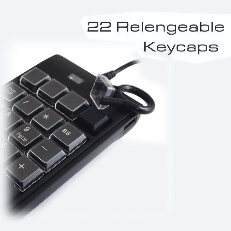 ELSRA USB Wired Programming Numeric Keypad ControlPad Black PK-2068(23 ...