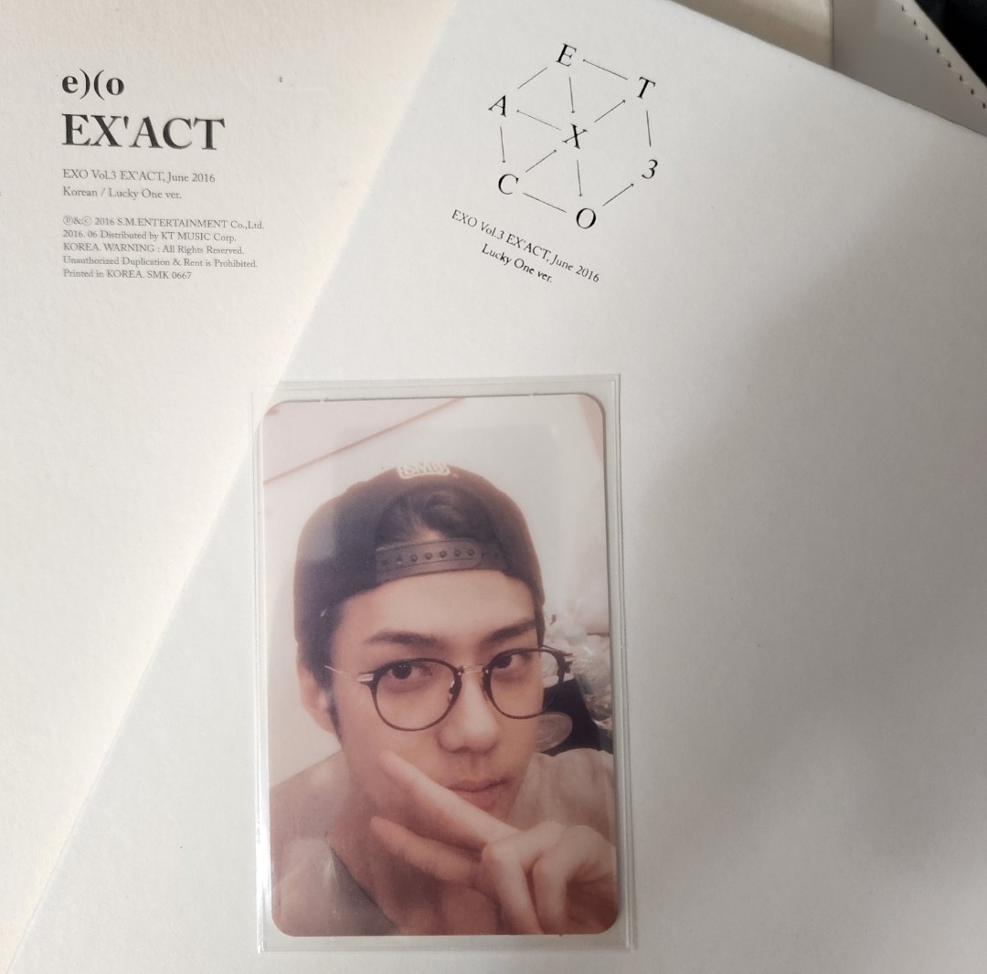 EXO Exact Album, Hobbies & Toys, Memorabilia & Collectibles, K-Wave on ...