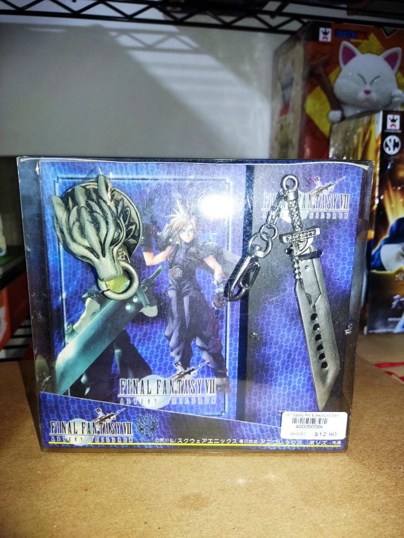 FF7 cloud sword and emblem, Hobbies & Toys, Toys & Games on Carousell