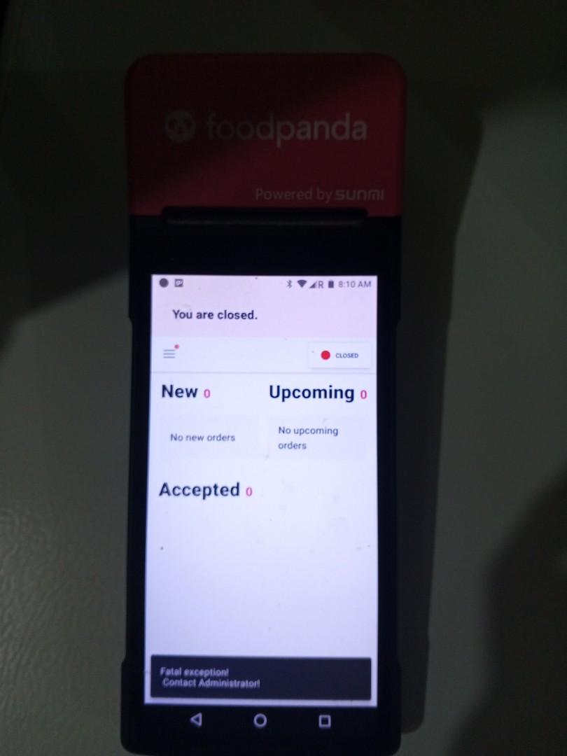 foodpanda device powered by sunmi, Computers & Tech, Office & Business ...