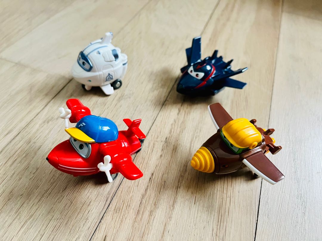 (Free delivery) Super Wings: Flip, Todd, Agent Chase, Astra, Hobbies ...