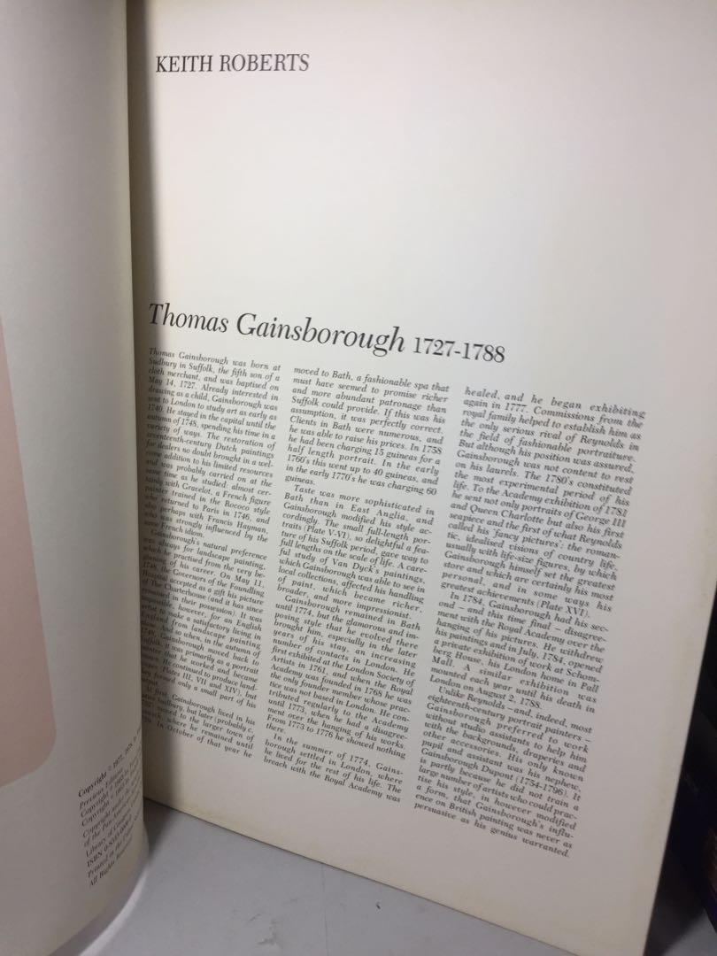 Gainsborough - The Great Artists Book 17 - 1978 Soft Cover Art History ...