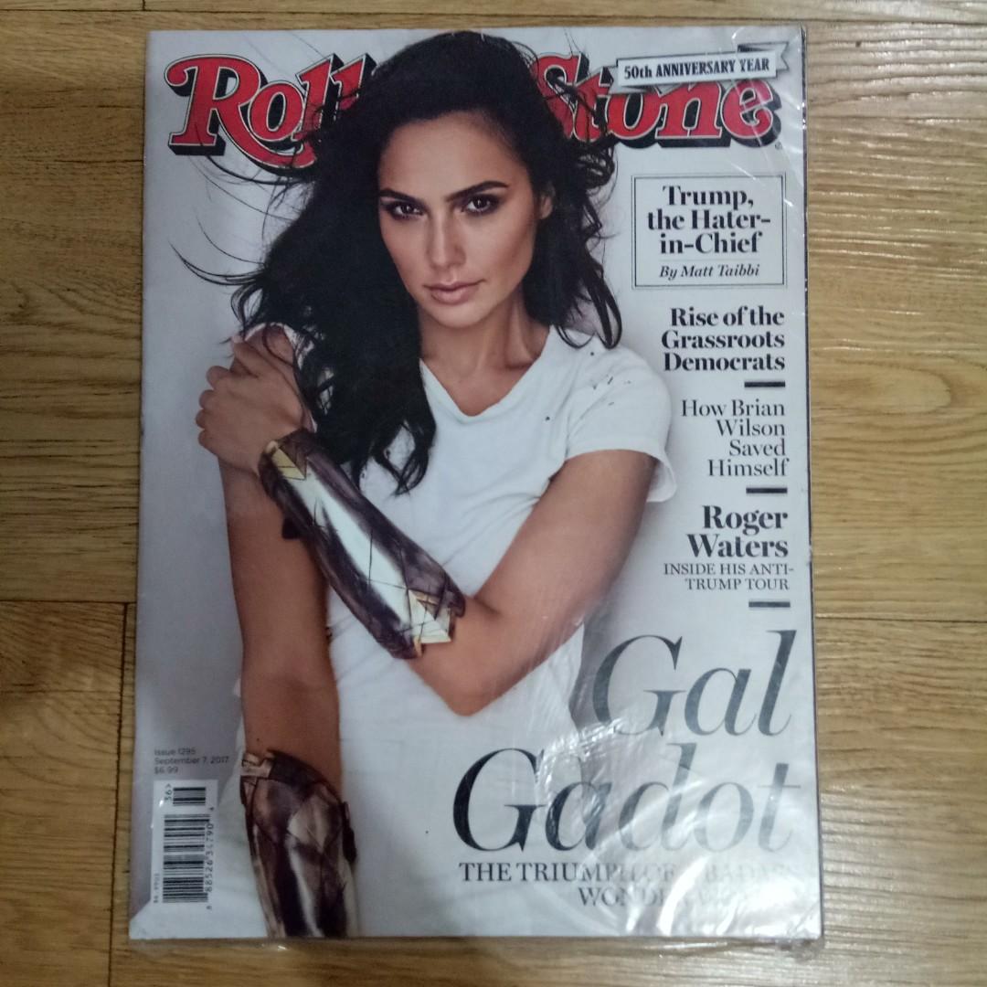Gal Gadot Wonder Woman Rolling Stone Magazine Hobbies And Toys Books