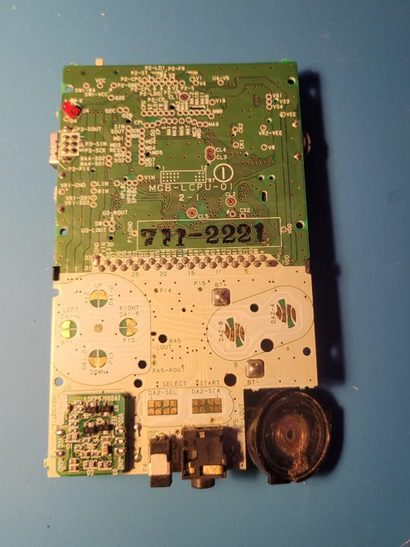 Gameboy Pocket Motherboard, Video Gaming, Video Game Consoles, Nintendo ...