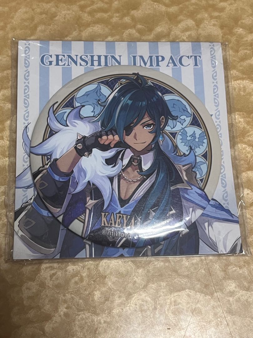 Genshin Impact Offical Merch Genshin Badge Kaeya, Hobbies & Toys ...