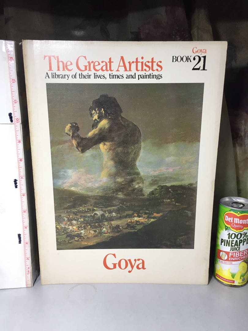 Goya - The Great Artists Book 21 - 1978 Soft Cover Art History Big Book ...