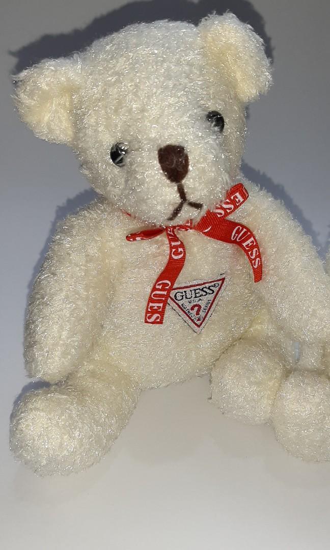 Guess Couple Bear Plushes, Hobbies & Toys, Toys & Games on Carousell