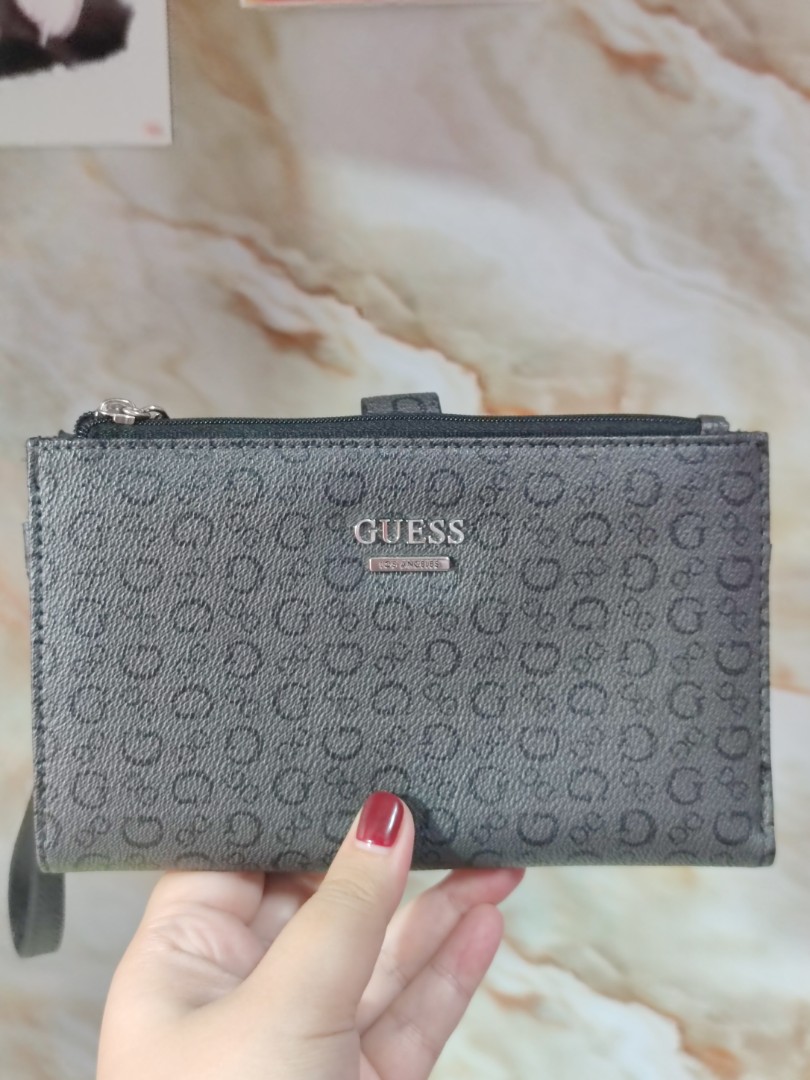 Guess wrist wallet two fold Authentic, Women's Fashion, Bags & Wallets ...