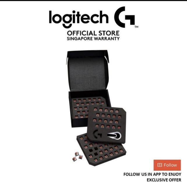 Logitech GX Mechanical Red Linear Switches for Pro X Keyboard ...