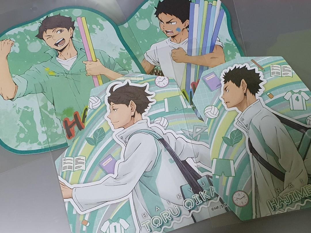 Haikyuu Iwaizumi & Oikawa Die Cut Cards, Hobbies & Toys, Memorabilia ...