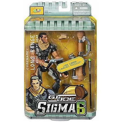 Hasbro Toys Sigma 6: Long Range with Desert Gear 8 inch Action Figure ...