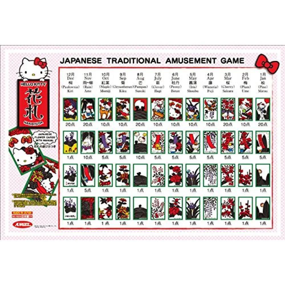 Hello Kitty Hanafuda Cards, Hobbies & Toys, Toys & Games on Carousell