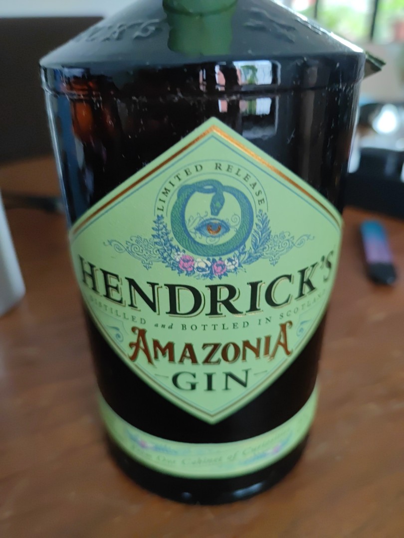 Hendricks Amazonia Gin, Food & Drinks, Alcoholic Beverages on Carousell