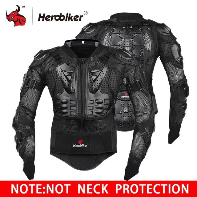 HEROBIKER Motorcycle Jacket Men Motorcycle Armor Full Body Motocross Racing Protective Gear Moto ...