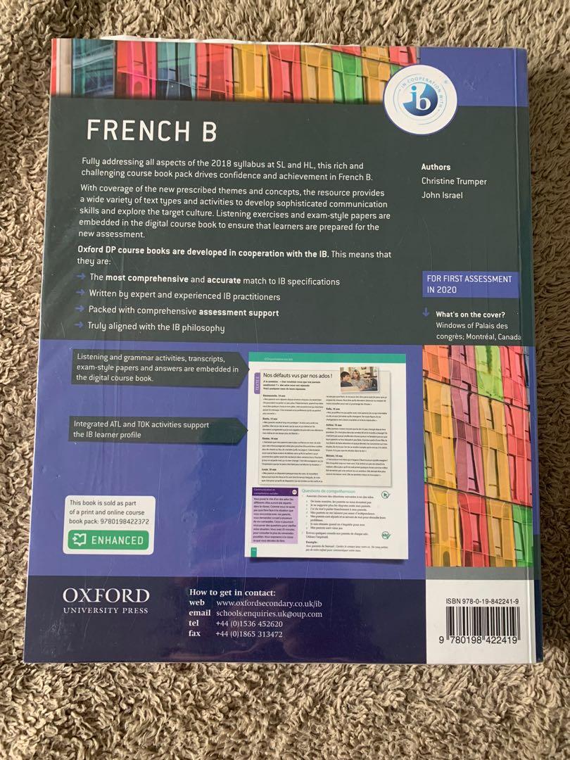 IB French B SL HL Textbook Carousell IB French B SL HL Textbook Carousell