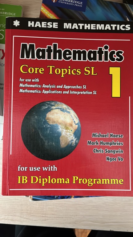 IB Mathematics Core Topics SL - Haese Mathematics, Hobbies & Toys ...