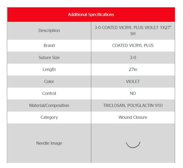 (INS) ETHICON VICRYL 3-0 Round (VCP316H) Sold per piece only, Health ...