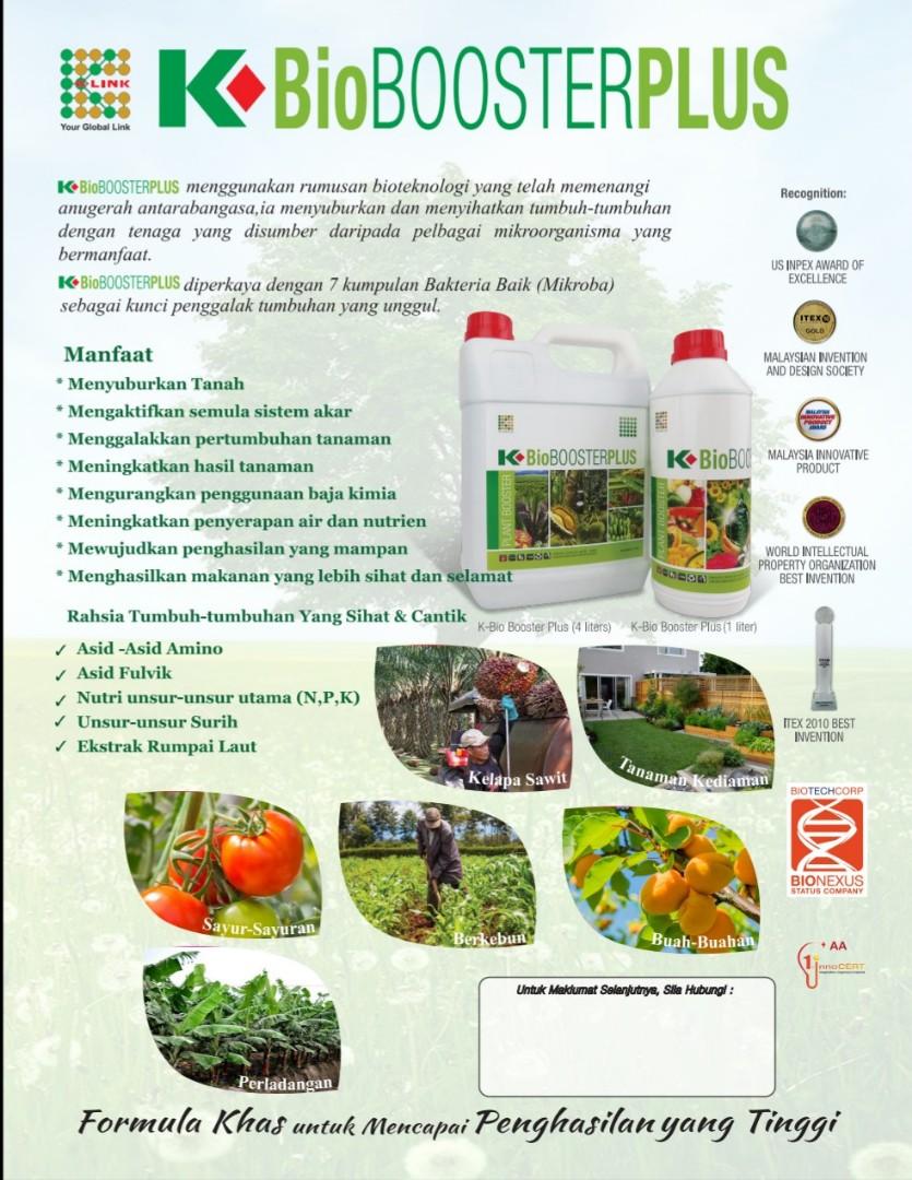 K Bio Booster Plus ( 1 Litre ), Furniture & Home Living, Gardening ...