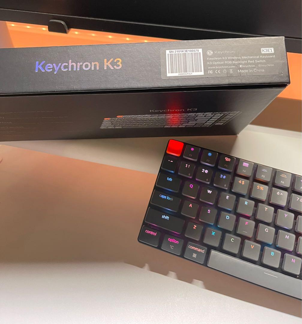 Keychron K3 RGB Mechanical Keyboard Hotswappable, Computers & Tech ...