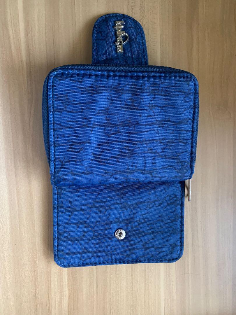 Kipling Bifold Wallet - Dark Blue, Women's Fashion, Bags & Wallets ...