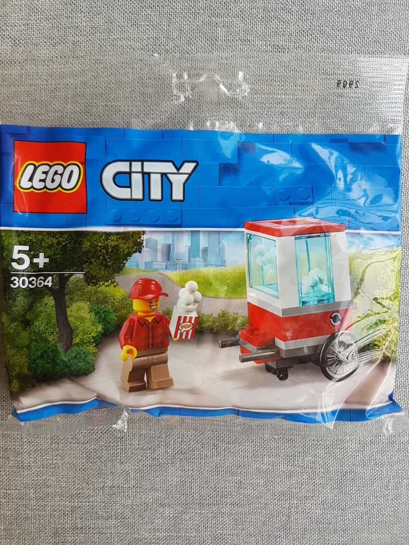 LEGO City Popcorn Trolley Polybag 30364, Hobbies & Toys, Toys & Games ...