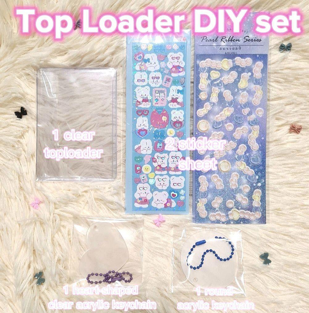 [LIMITED] Toploader DIY set sticker deco, Hobbies & Toys, Stationery ...